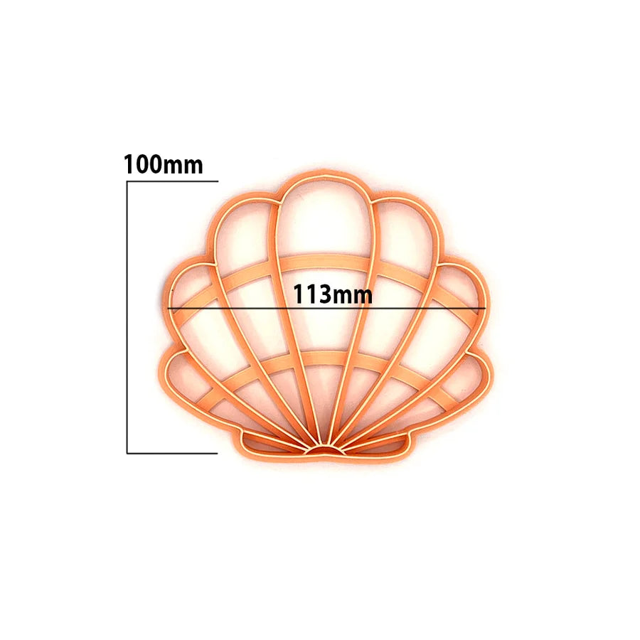 Mega Shell (onderzetter/schaaltje) | Polymer Clay Cutter | Polymeer kl ...